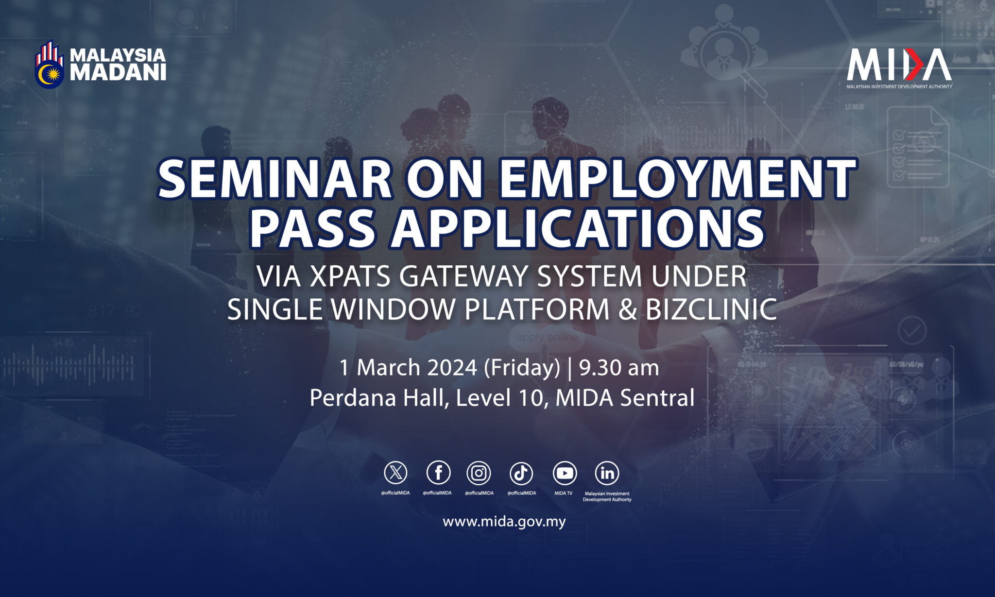 Seminar on Employment Pass Applications via Xpats Gateway System under Single Window Platform ...