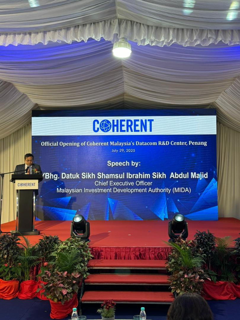 Coherent Corp. Launches Coherent Malaysia’s First Datacom R&D Center in ...